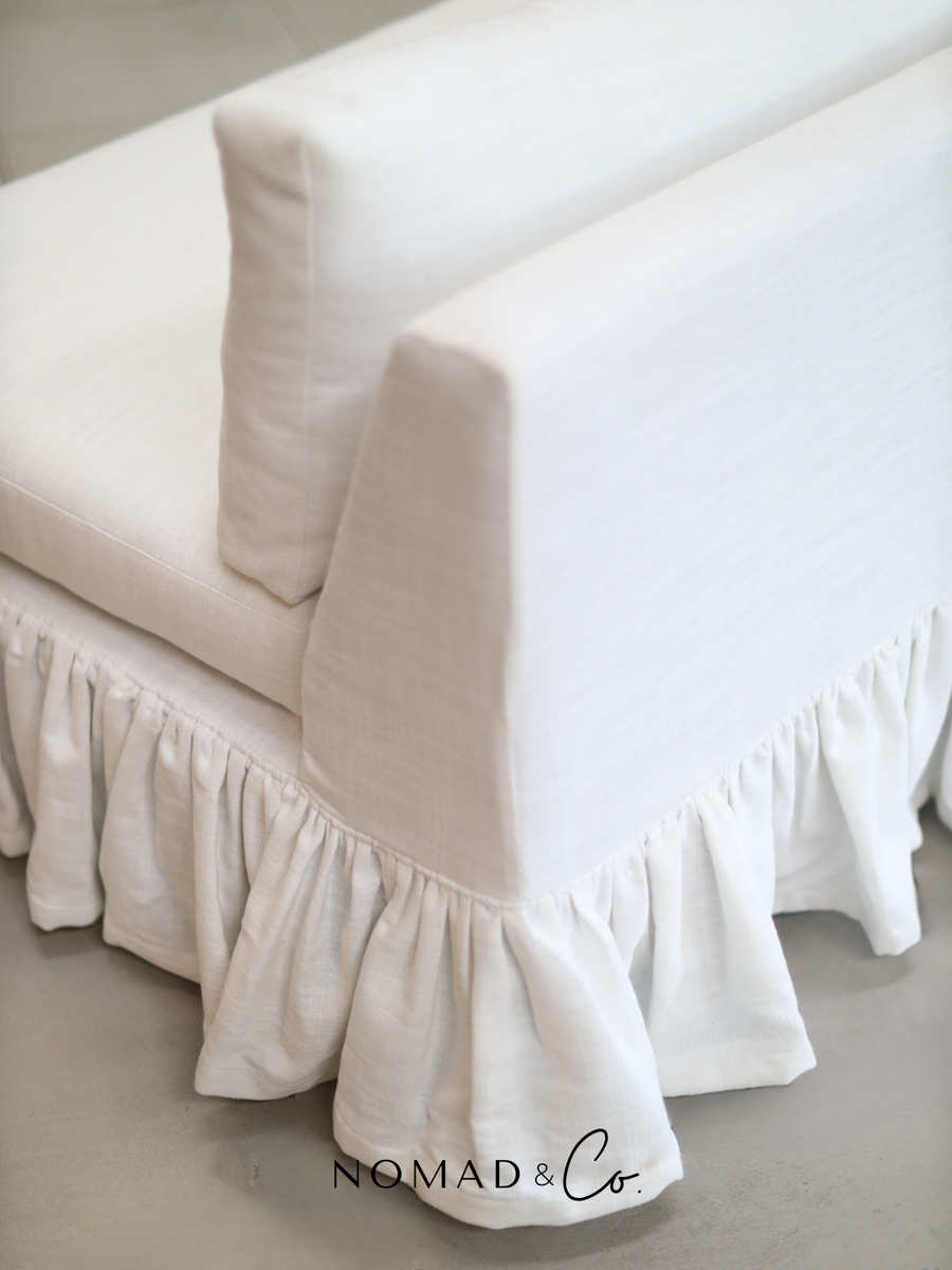 Flutter Armless Settee – Nomad & Grace SA